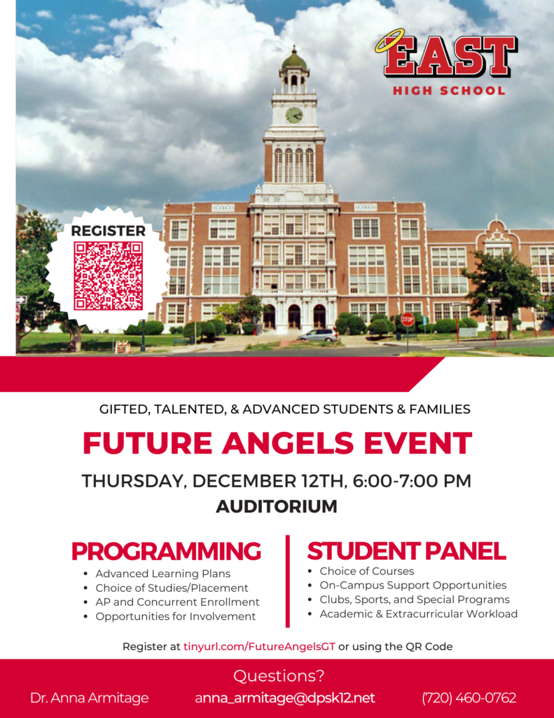 East High School » Future Angels Event: Gifted, Talented, & Advanced ...